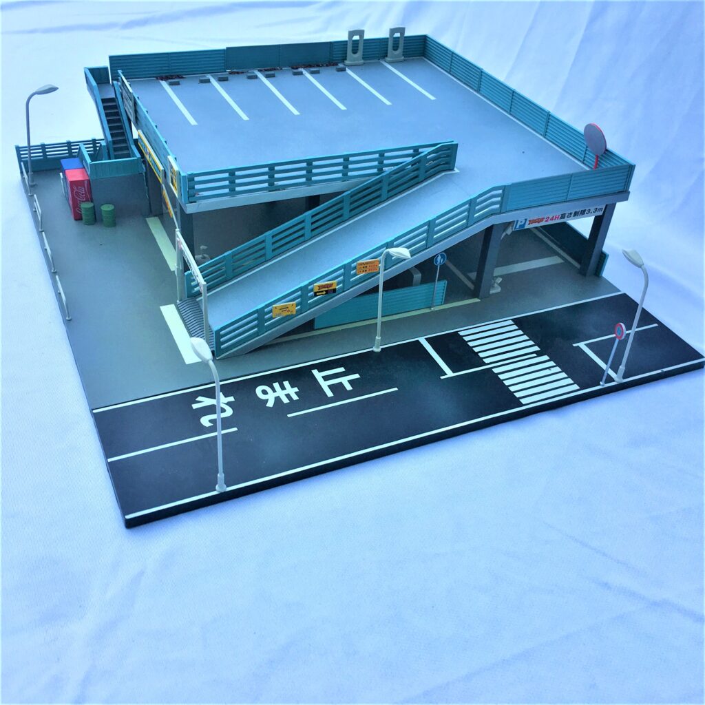 XCarToys 1 64 Diorama Model Estacionamento Dois Andares Kit