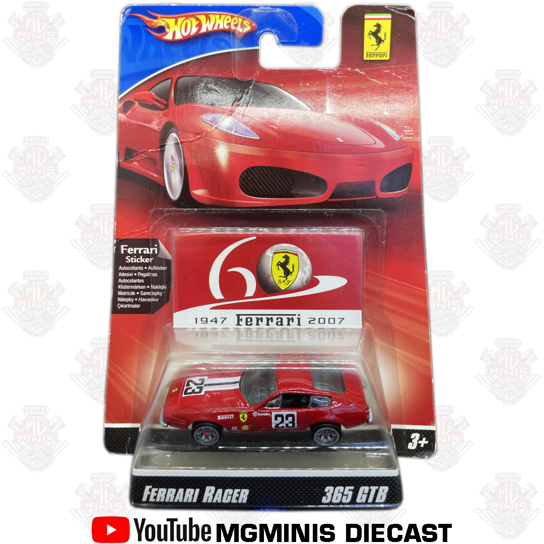 Hot Wheels FERRARI RACER – 365 GTB – PRODUTO NO BRASIL – MgMinis Diecast