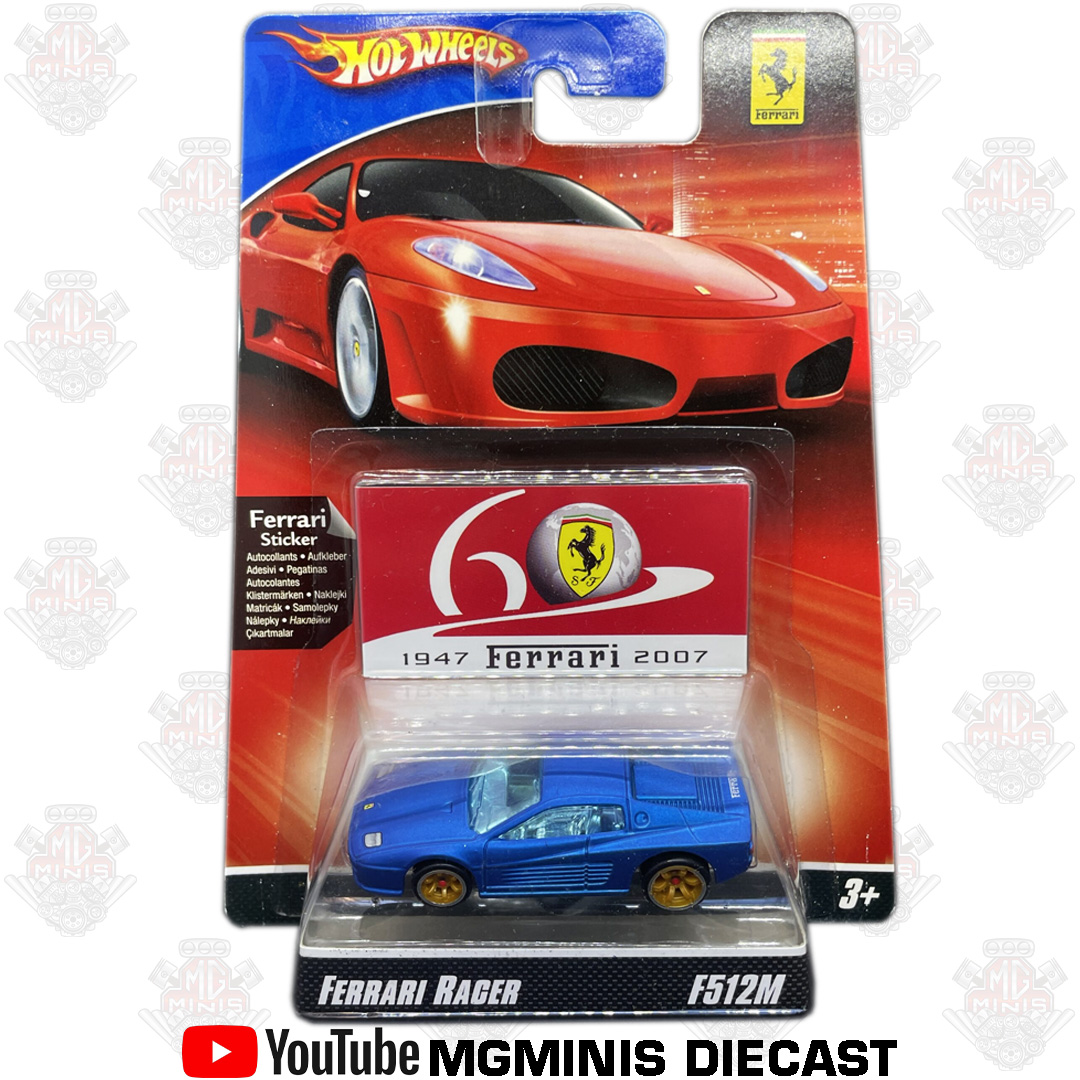 Hot Wheels FERRARI RACER – F512M – Azul – PRODUTO NO BRASIL – MgMinis ...