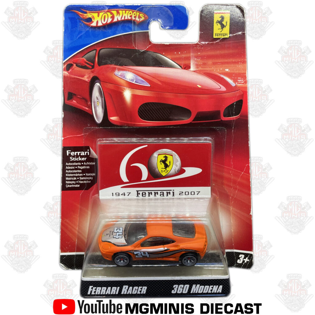 Hot Wheels FERRARI RACER 360 Modena – PRODUTO NO BRASIL – MgMinis Diecast