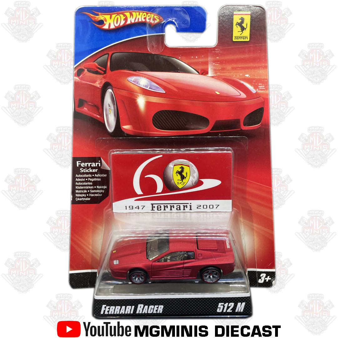 Hot Wheels FERRARI RACER F512M – PRODUTO NO BRASIL – MgMinis Diecast
