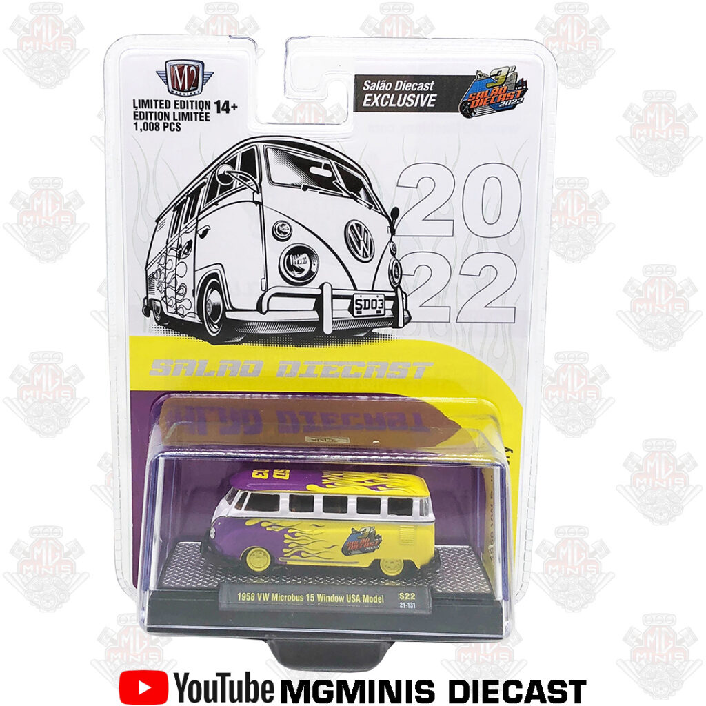 M2 Machines Salão DieCast 3 – 1958 VW Microbus Kombi – MgMinis Diecast