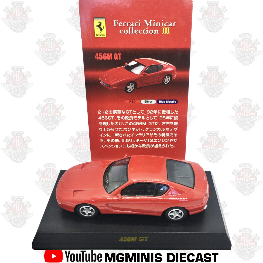Ferrari 456 GT Vermelho – Ferrari Minicar Collection III – Kyosho ...