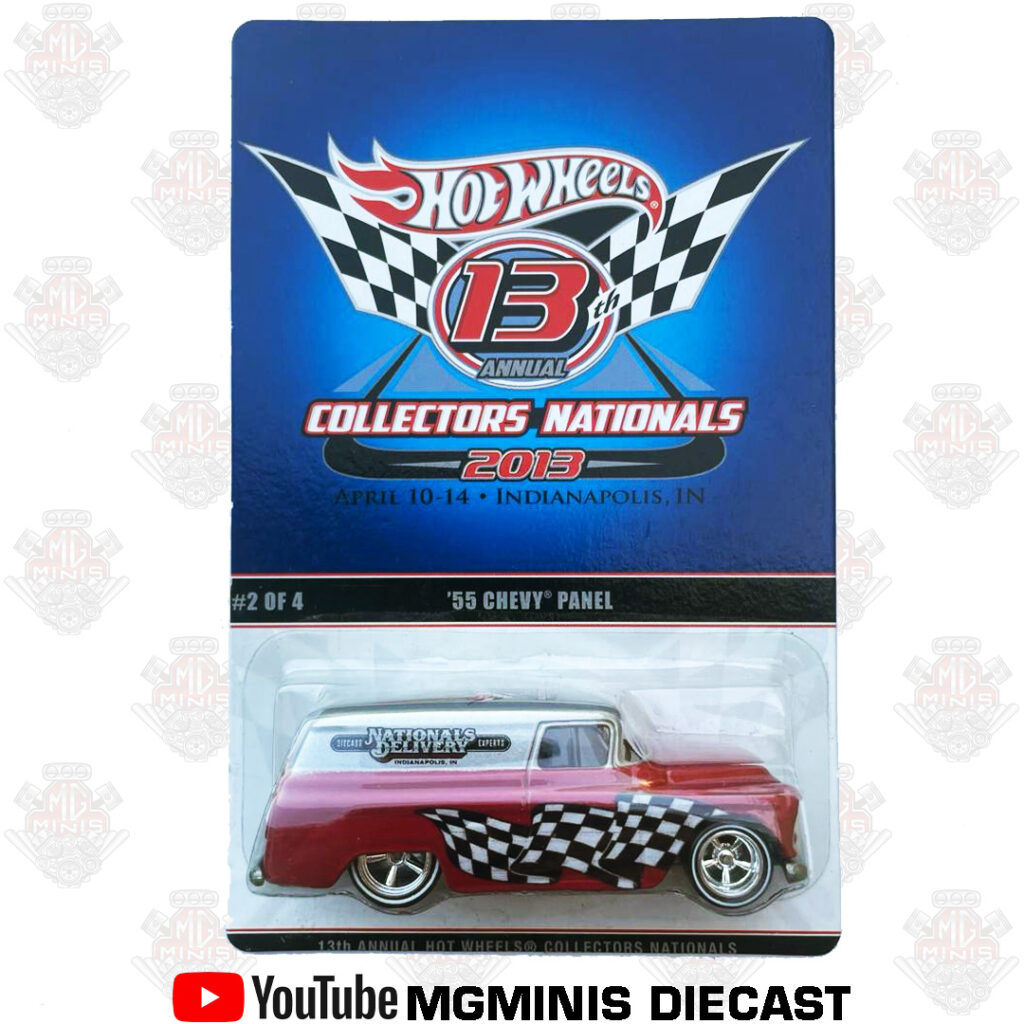 Hot Wheels 13 Annual Collectors Convention 55 Chevy Panel – MgMinis Diecast