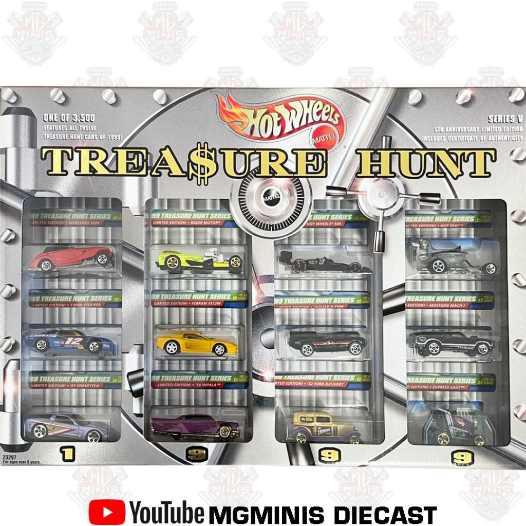 Hot Wheels Caixa Completa Treasure Hunt Set 1999 – MgMinis Diecast