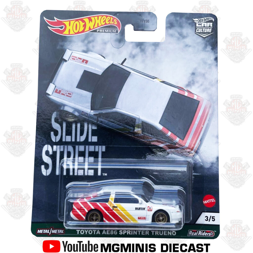 Hot Wheels Car Culture Slide Street Toyota AE86 Sprinter Trueno ...