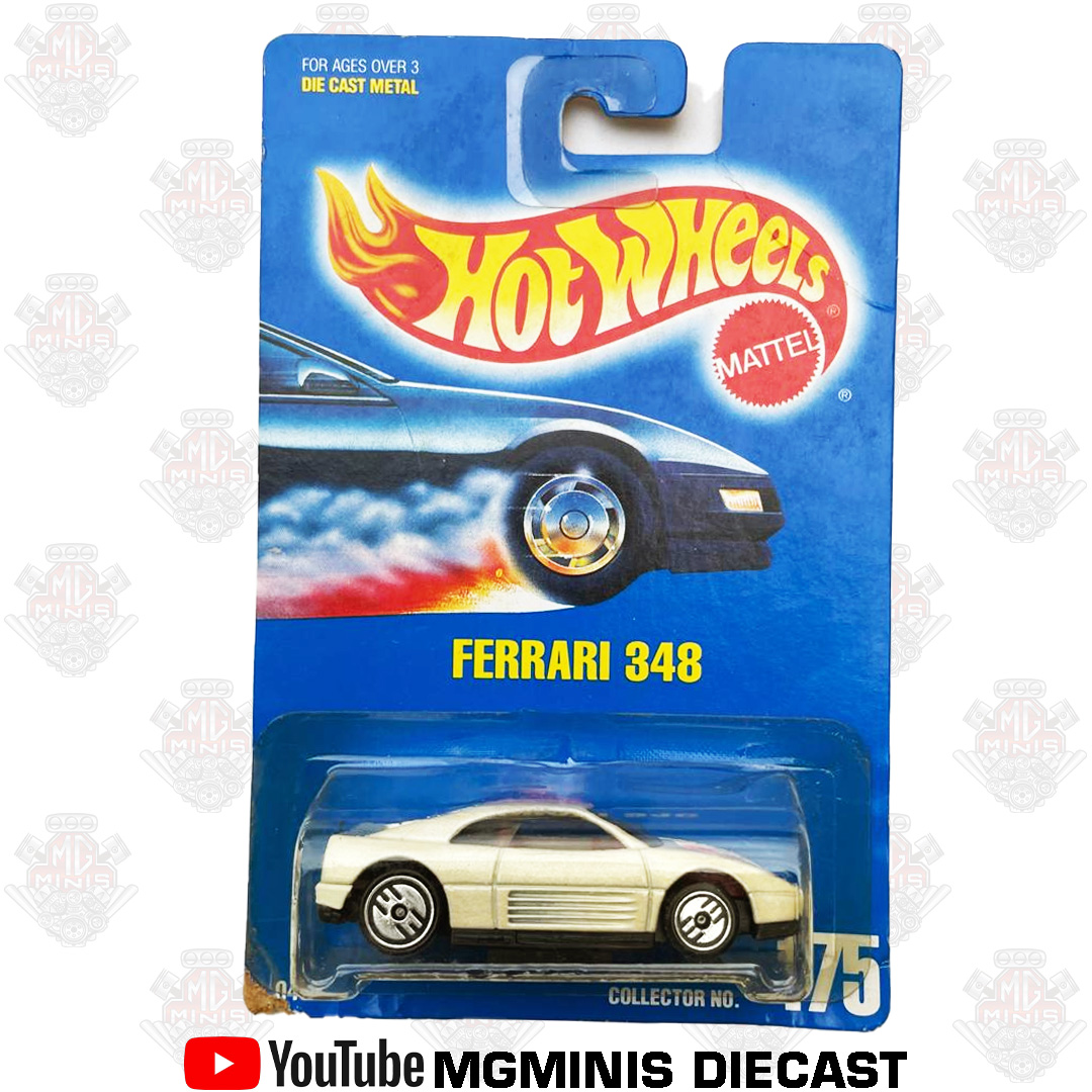 Hot Wheels Ferrari 348 – Blue Card – MgMinis Diecast