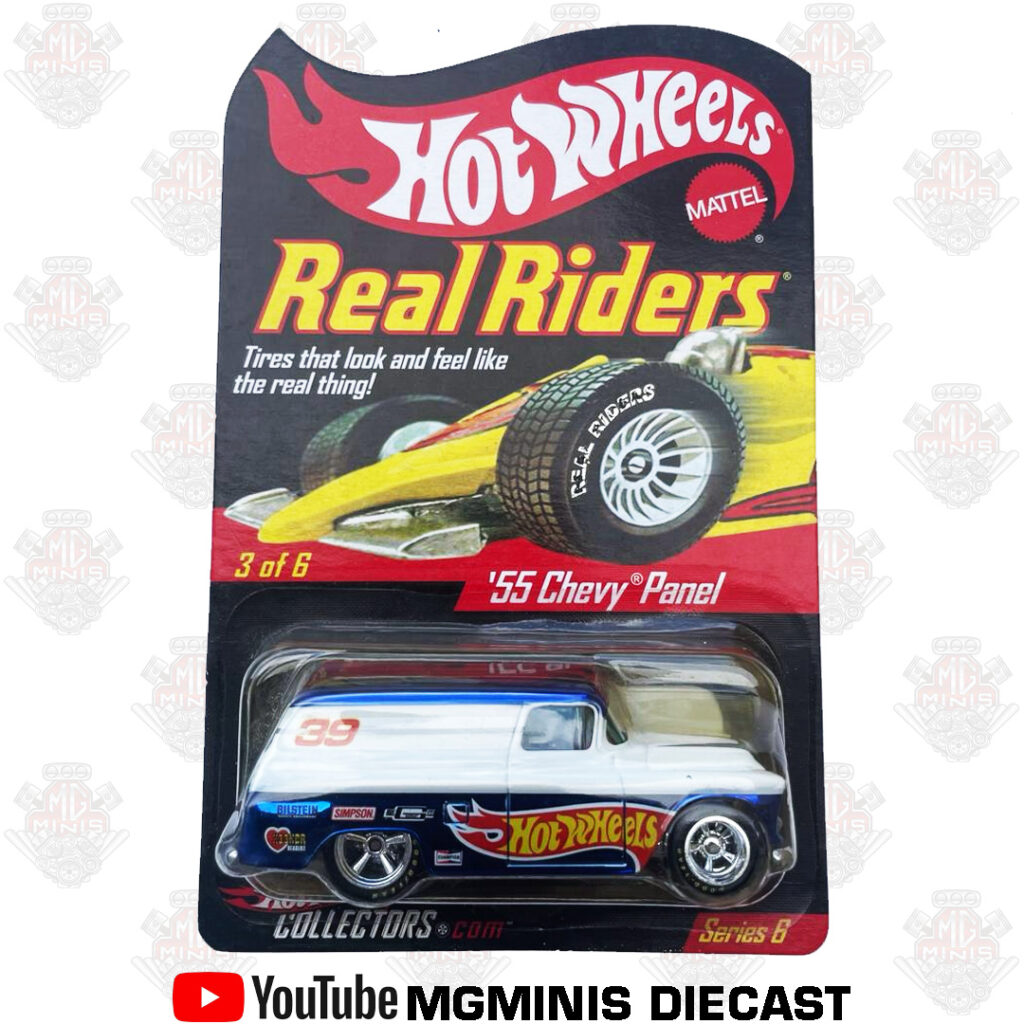 Hot Wheels Real Riders 55 Chevy Panel 3/6 series 6 – MgMinis Diecast