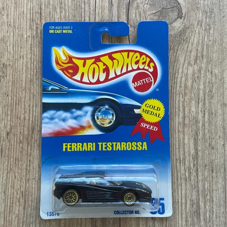 HOT WHEELS FERRARI TESTAROSSA Preta – MgMinis Diecast