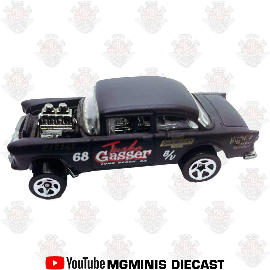 Hot Wheels 55 Chevy Bel Air Gasser Preto LOOSE – MgMinis Diecast