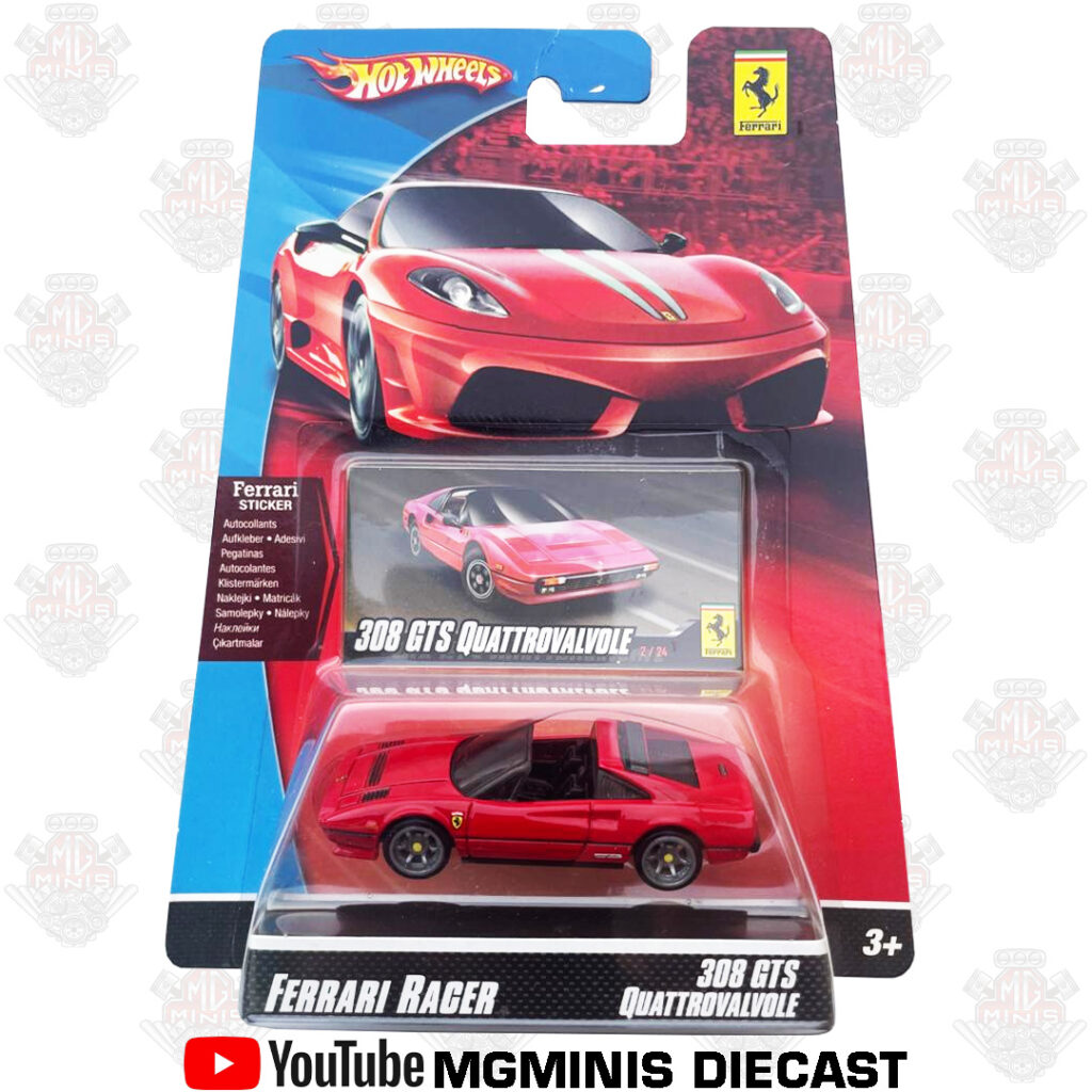 Hot Wheels Ferrari Racer 308 GTS Quattrovalvole – MgMinis Diecast