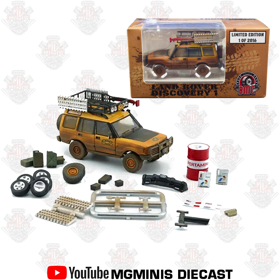BMC Lanc Rover Discovery 1 Camel Trophy – MgMinis Diecast