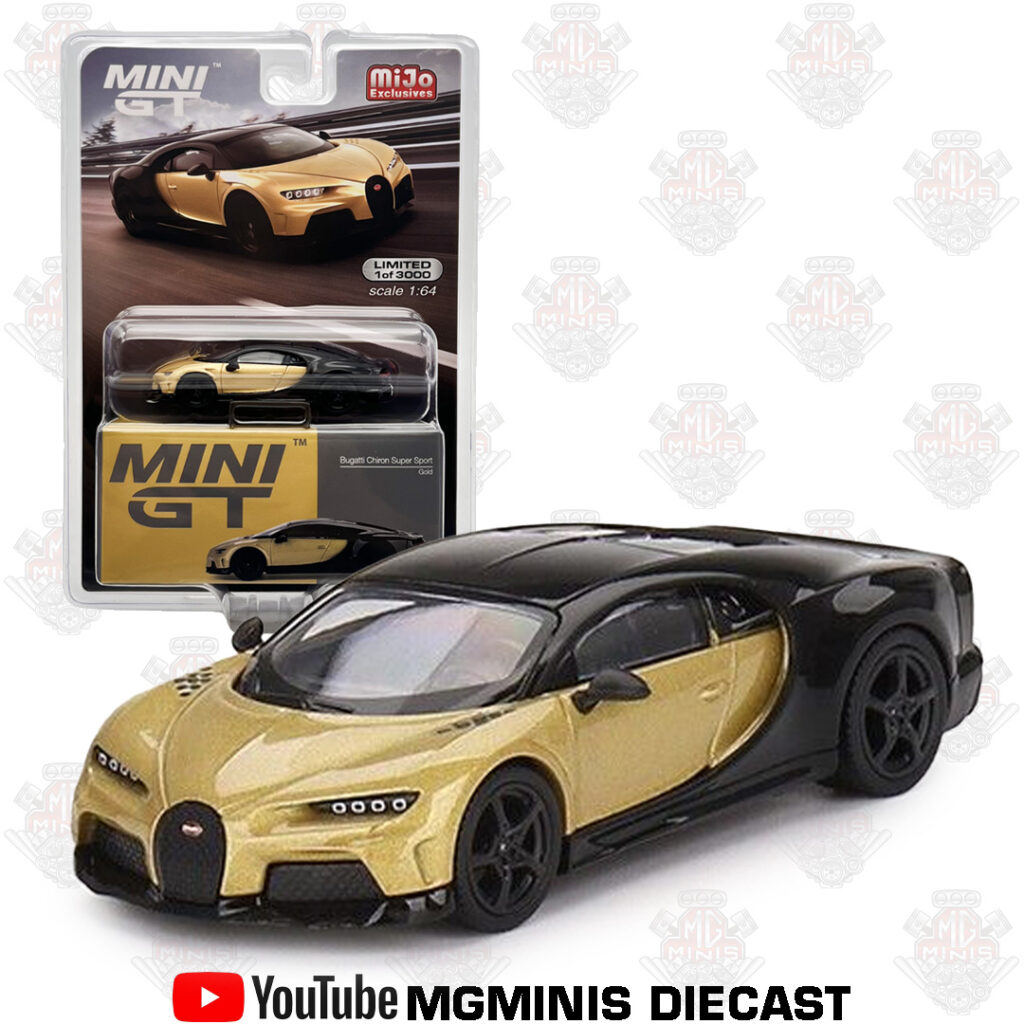 Mini Gt Bugatti Chiron Super Sport Gold #513 (Blister) – MgMinis Diecast