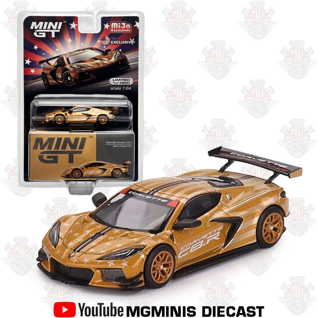 Mini GT 1:64 Chevrolet Corvette C8.R Stars & Stripes 2023 – MgMinis Diecast