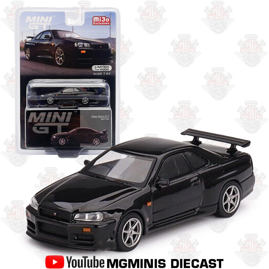 Mini GT 1:64 Nissan Skyline GT-R (R34) V-Spec #570 – MgMinis Diecast