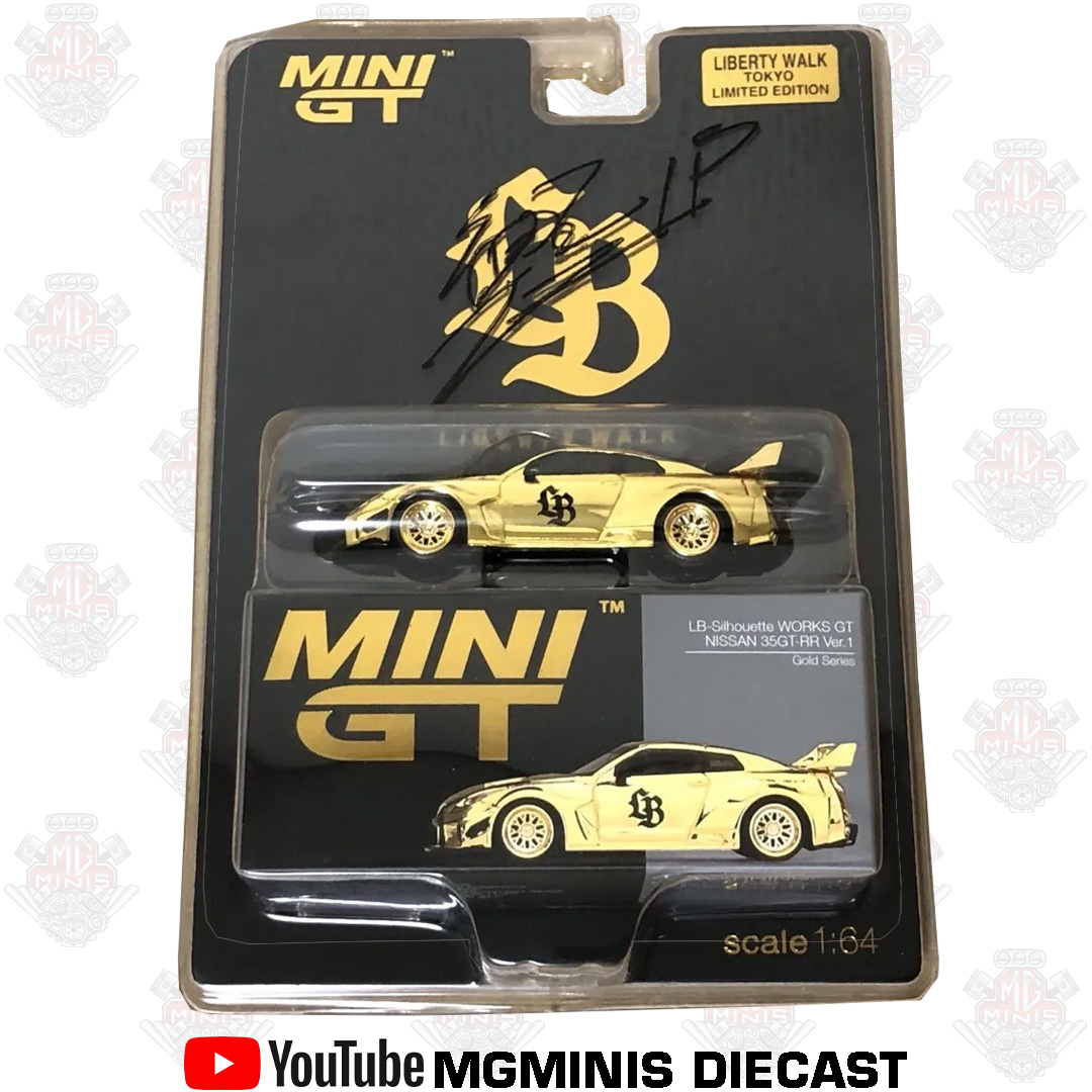 Mini GT LB-Silhouette Works GT Nissan 35GT-RR GOLD Ver. 1 #579 ...