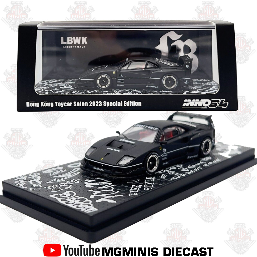 Inno64 Ferrari F40 LBWK BLACK – MgMinis Diecast