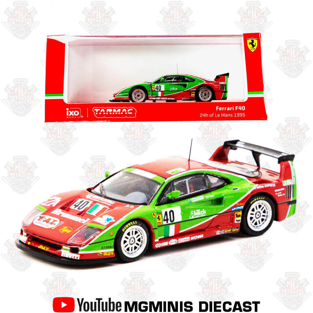 Tarmac Works Ferrari F40 GT Le Mans 1995 – MgMinis Diecast