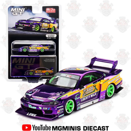 Mini GT Nissan S15 SILVIA LBWK Formula Drift Japan #576 – MgMinis Diecast