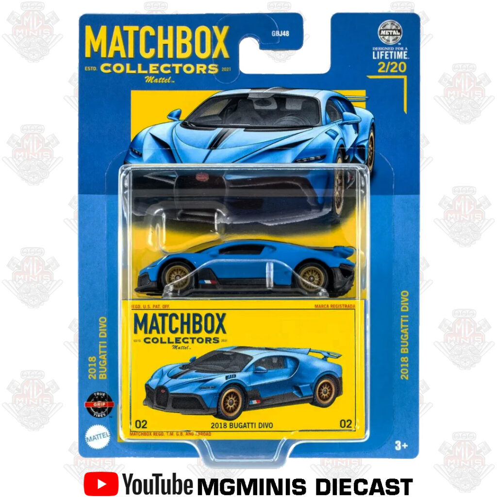 Matchbox Collectors Bugatti Divo 2018 MgMinis Diecast
