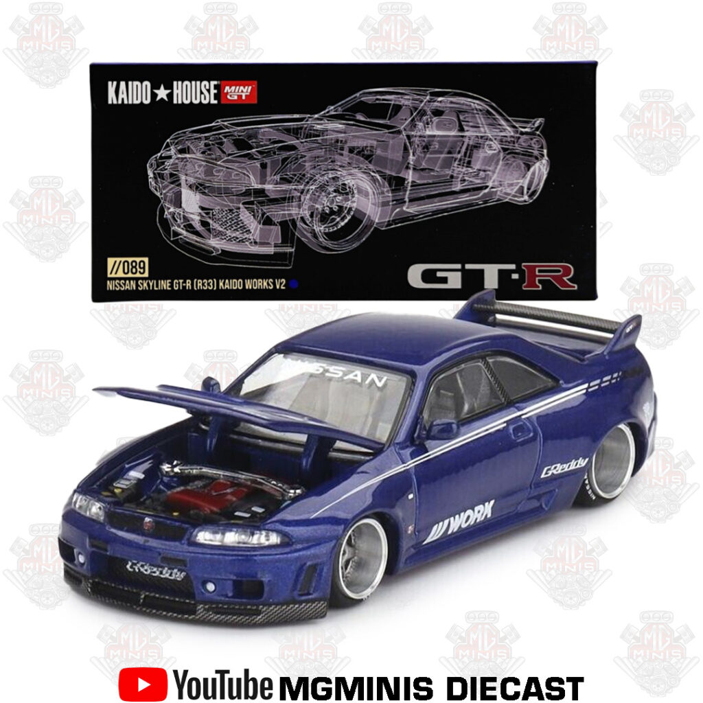 Mini GT Kaido House Nissan Skyline GT-R (R33) Kaido Works V2 #089 ...