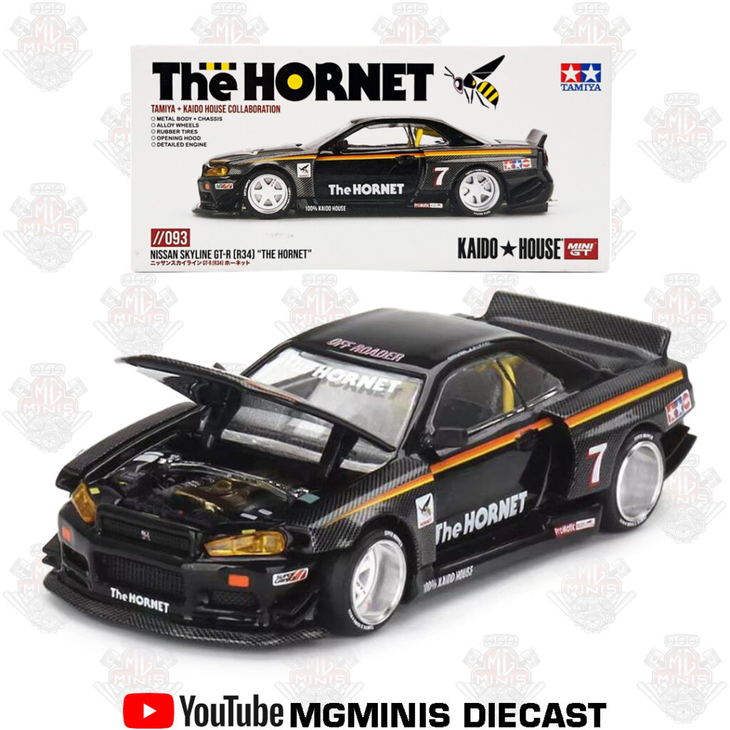Mini GT Kaido House Nissan SkyLine R34 The Hornet MgMinis Diecast