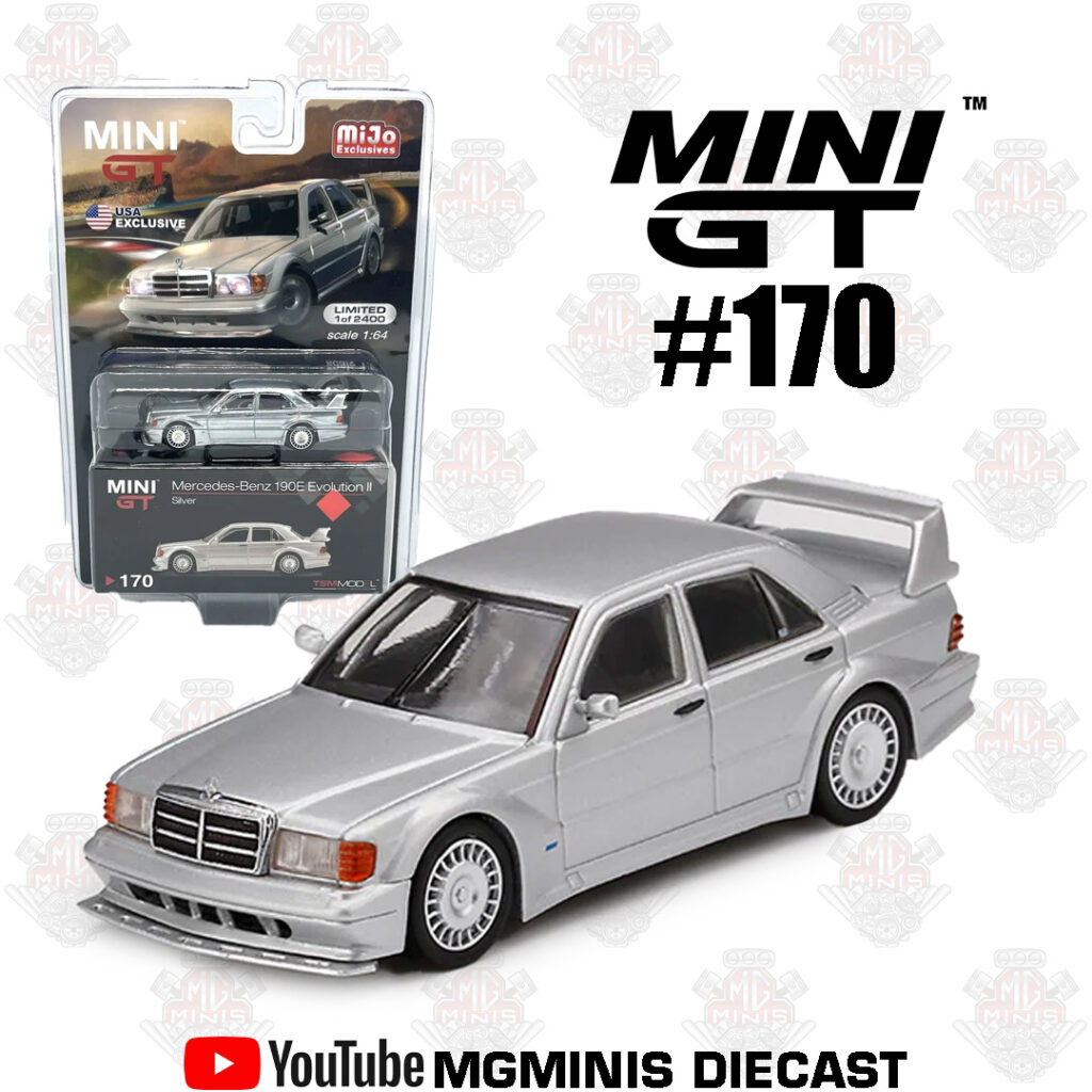 Mini GT Mercedes-Benz 190E Evolution II #170 – MgMinis Diecast