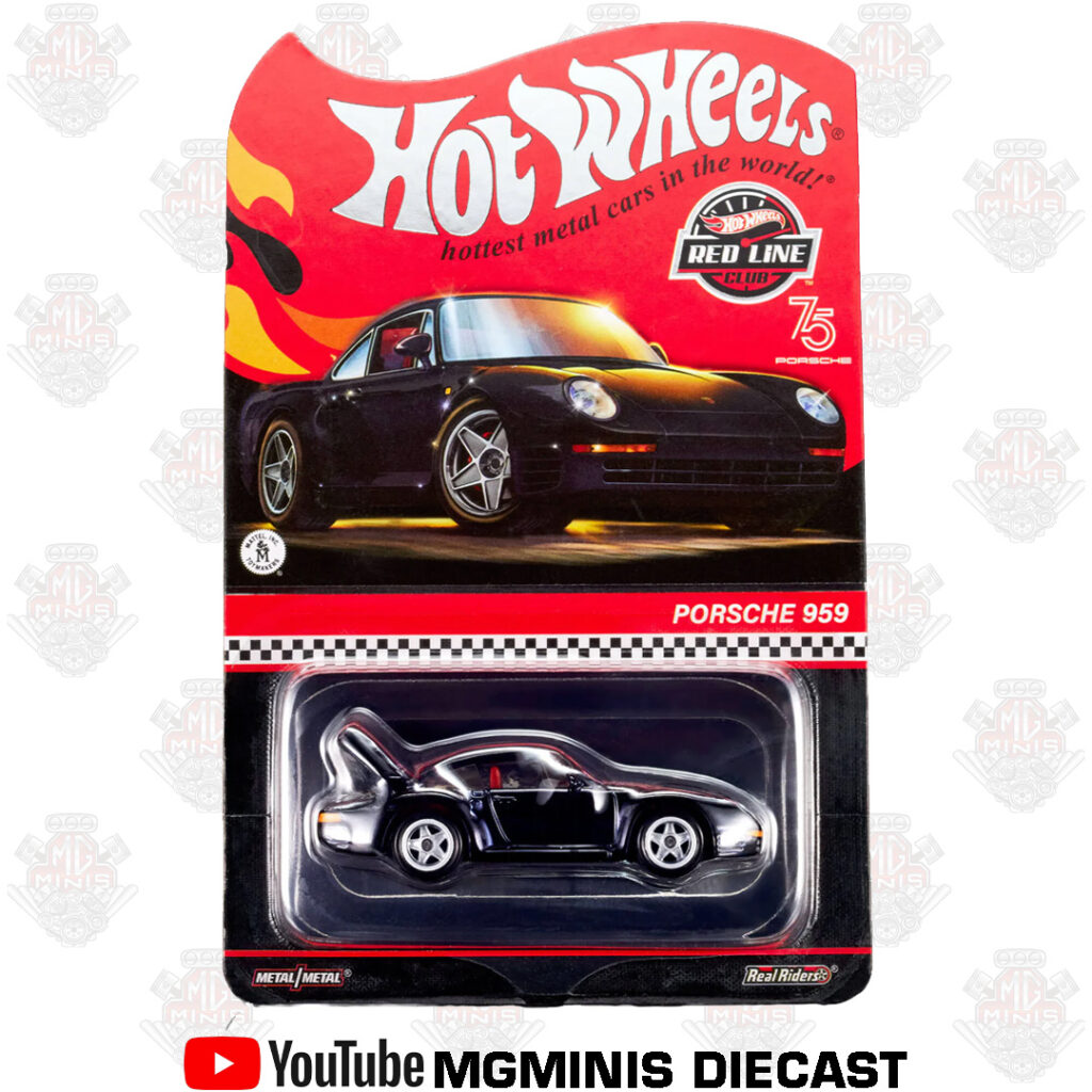 Hot Wheels Porsche 959 Preta RLC – MgMinis Diecast