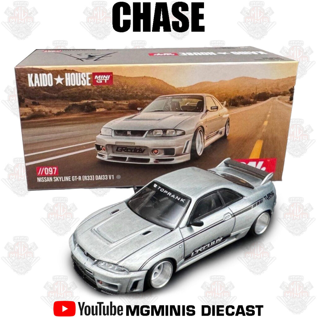 Mini GT Kaido House Nissan SkyLine R33 Daí CHASE #097 – MgMinis Diecast