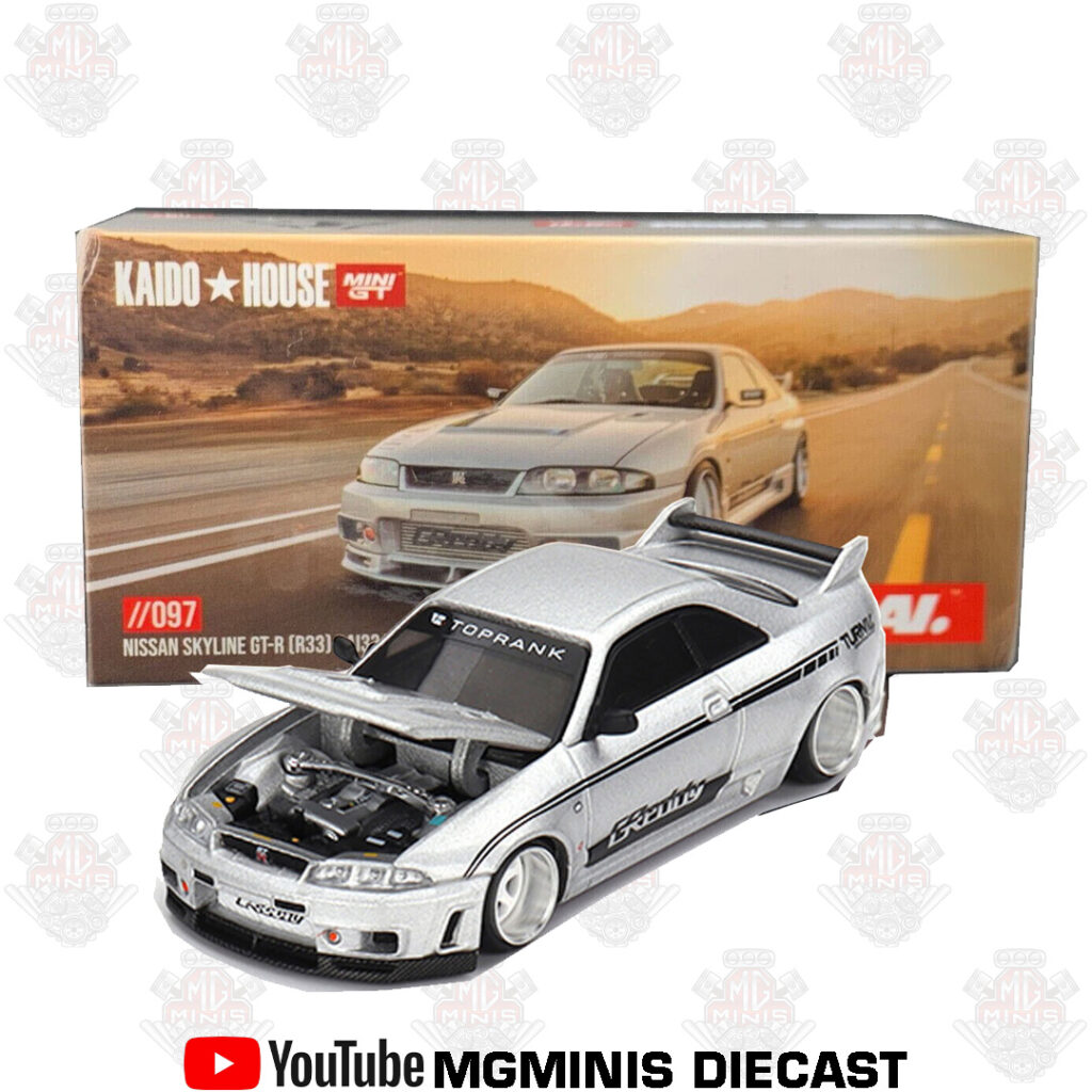 Mini GT Kaido House Nissan SkyLine GTR R33 DAÍ #97 – MgMinis Diecast