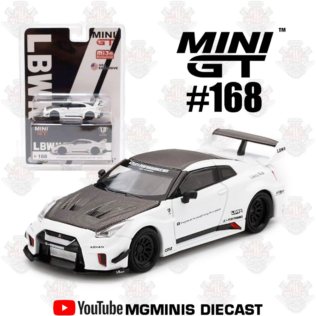 Mini GT Nissan GTR R35 Lbwk #168 – MgMinis Diecast
