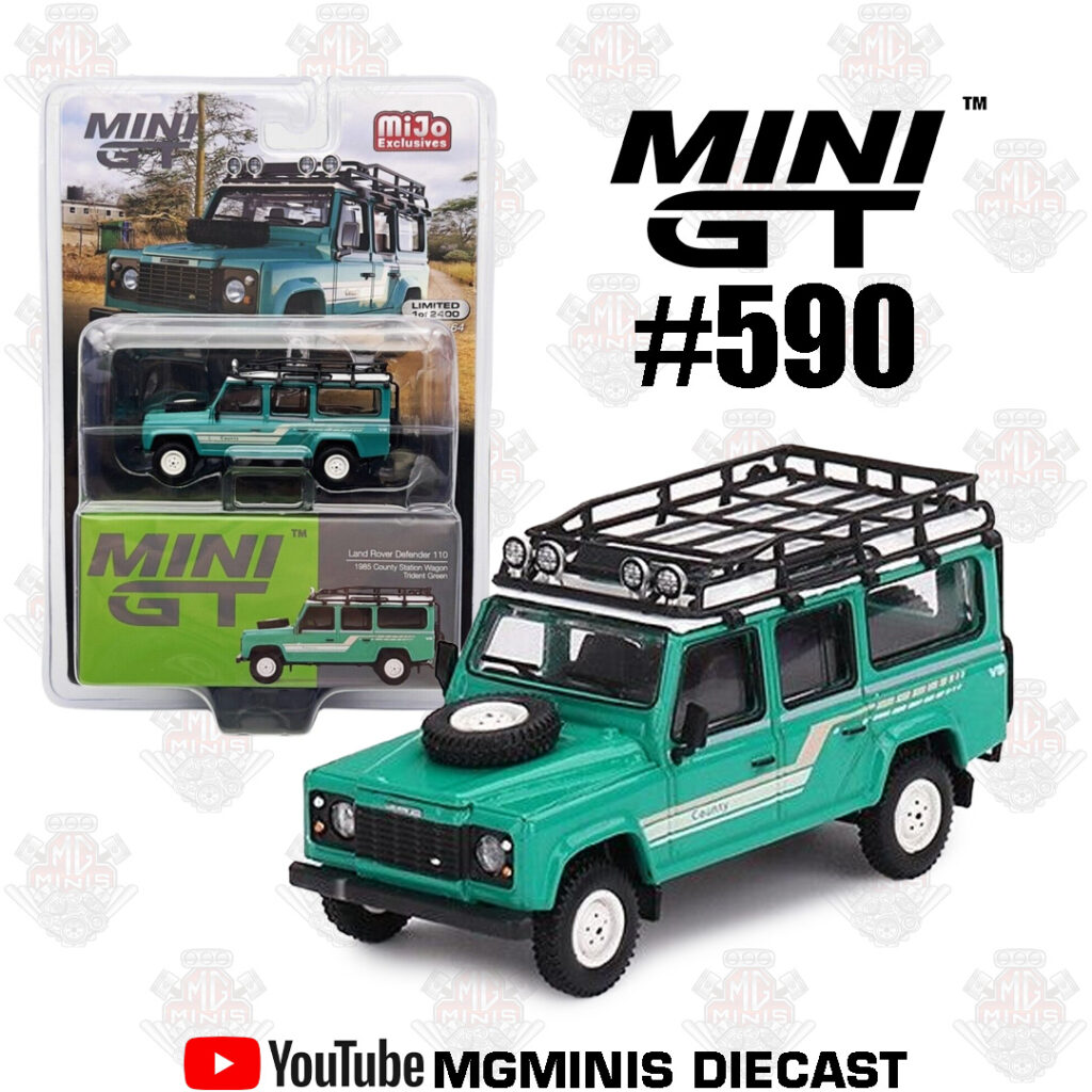 Mini Gt Land Rover Defender 110 Verde #590 – MgMinis Diecast