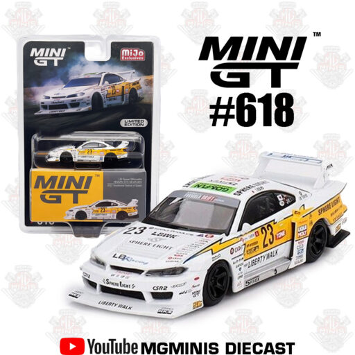 Mini Gt Nissan Silvia S15 LBWK #618 – MgMinis Diecast