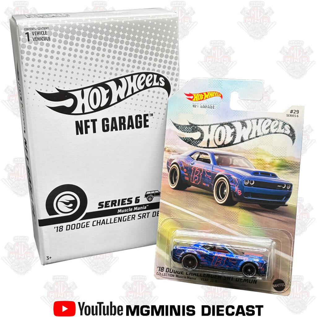 Hot Wheels NFT 2018 Dodge Challenger SRT Demon – MgMinis Diecast