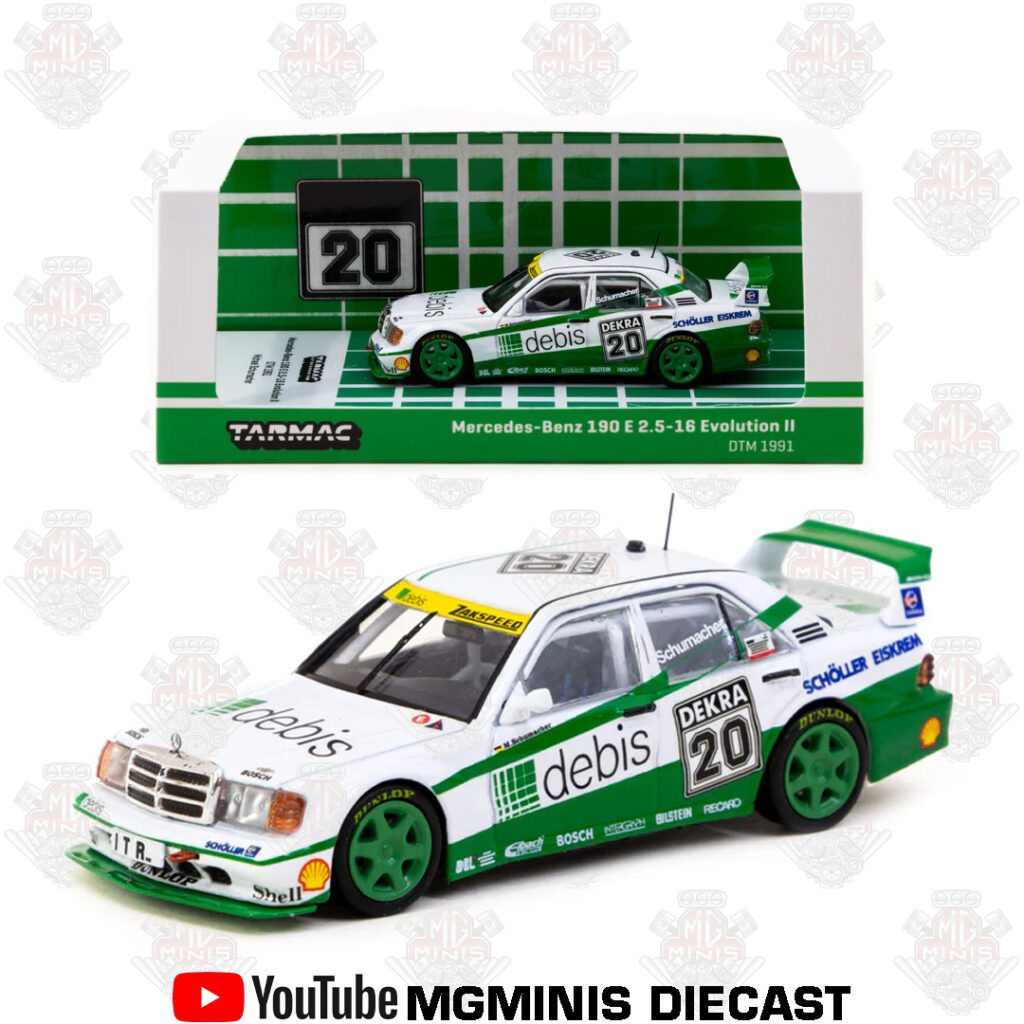 Tarmac Works Mercedes-Benz 190E II DTM 1991 DEKRA – MgMinis Diecast