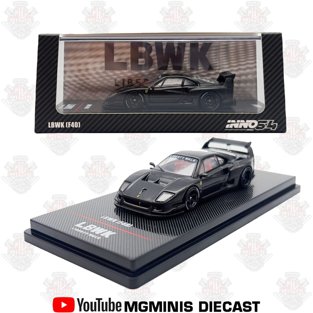 Inno Ferrari F40 LBWK Carbono – MgMinis Diecast