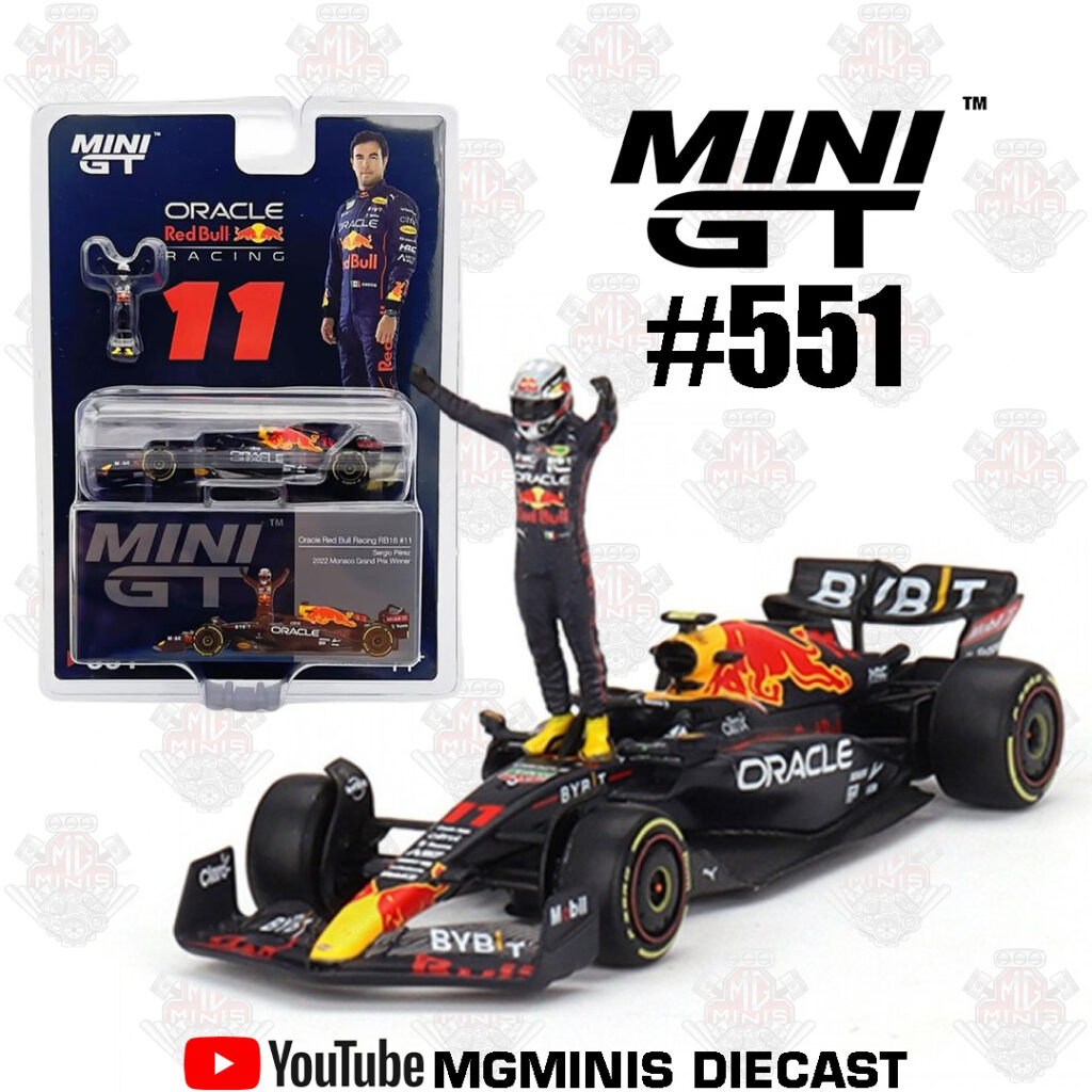 Mini GT 551 Oracle Red Bull Racing RB18 Sergio Pérez #551 – MgMinis Diecast