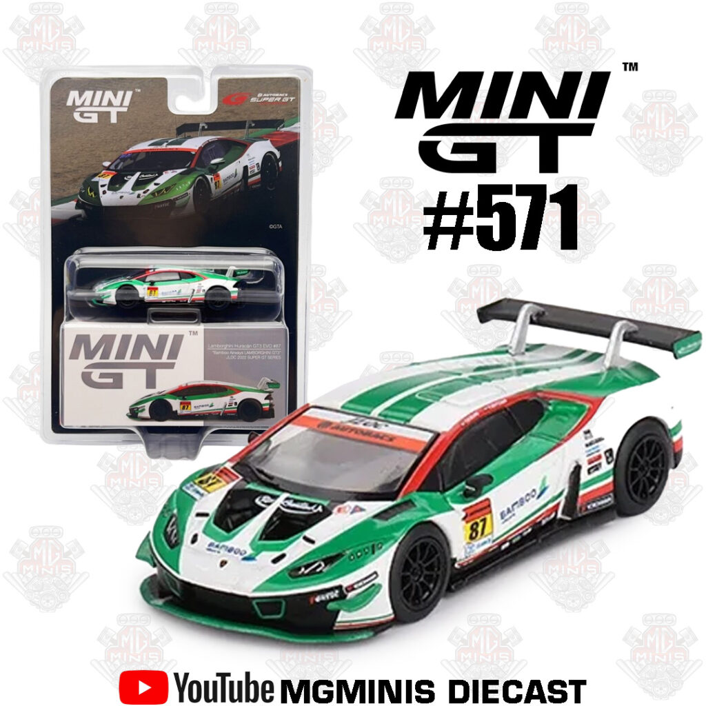 Mini GT Lamborghini Huracán GT3 EVO #571 – MgMinis Diecast