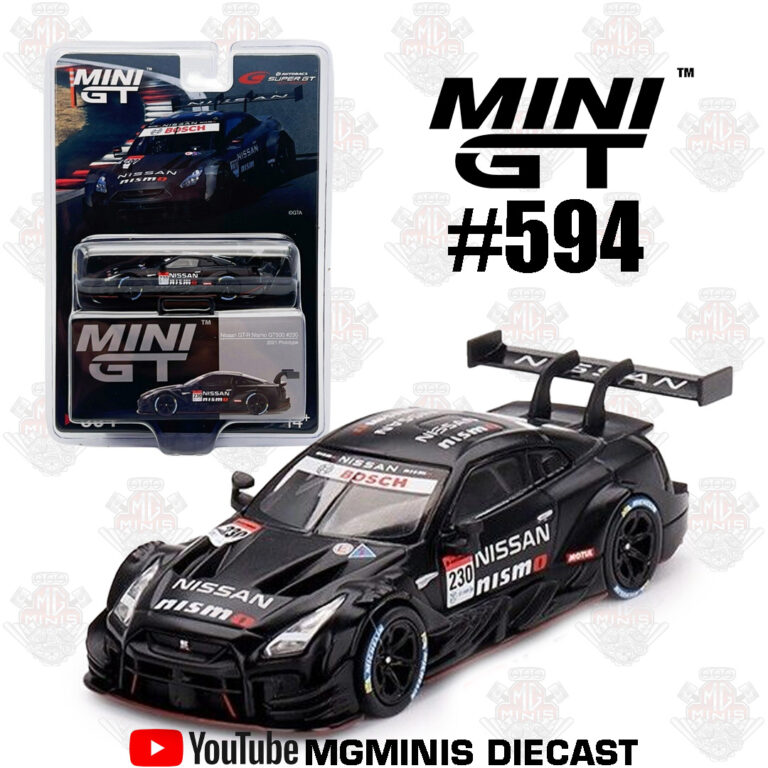 Mini-GT Japan Exclusive NISSAN GT-R NISMO GT500 #594 – MgMinis Diecast
