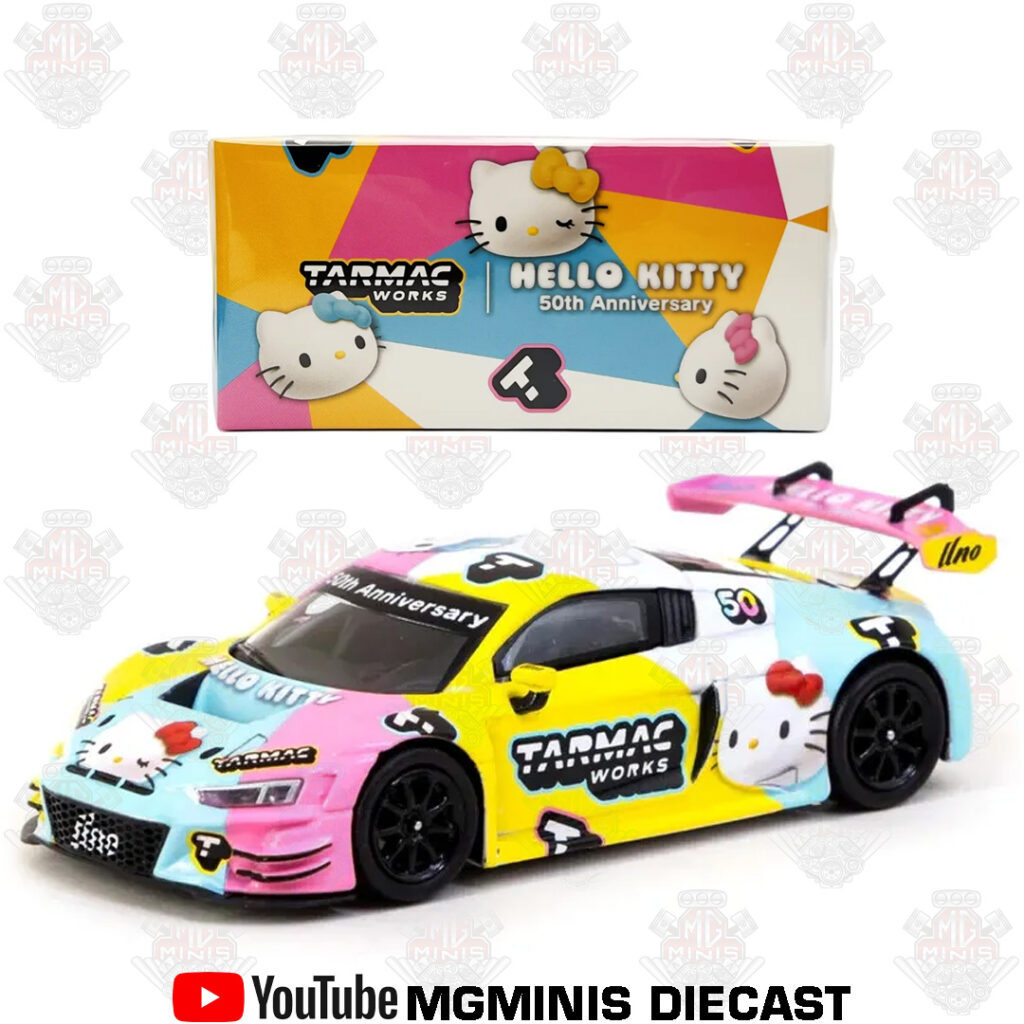 Tarmac Works Audi R8 LMS Hello Kitty – MgMinis Diecast