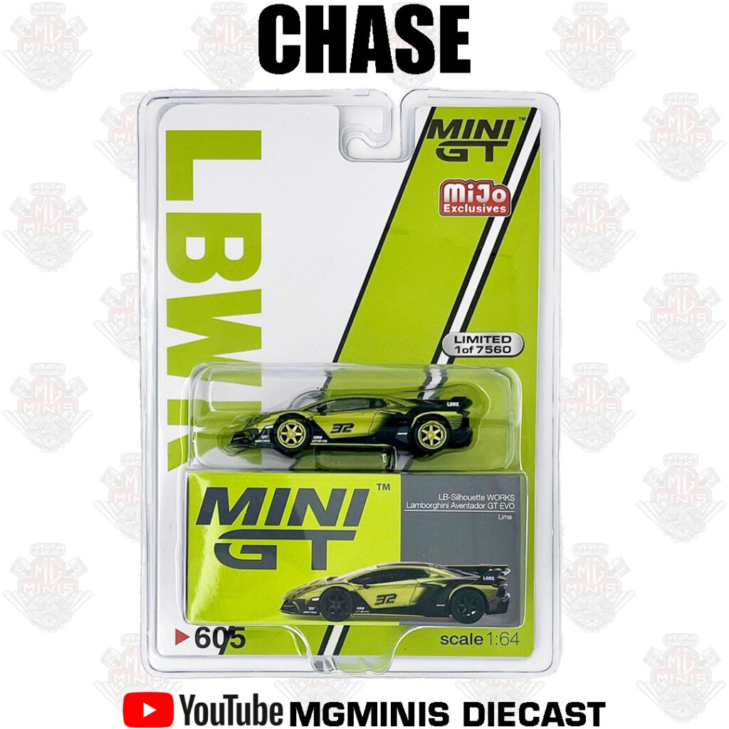 Mini GT Lamborghini Aventador EVO #605 CHASE – MgMinis Diecast