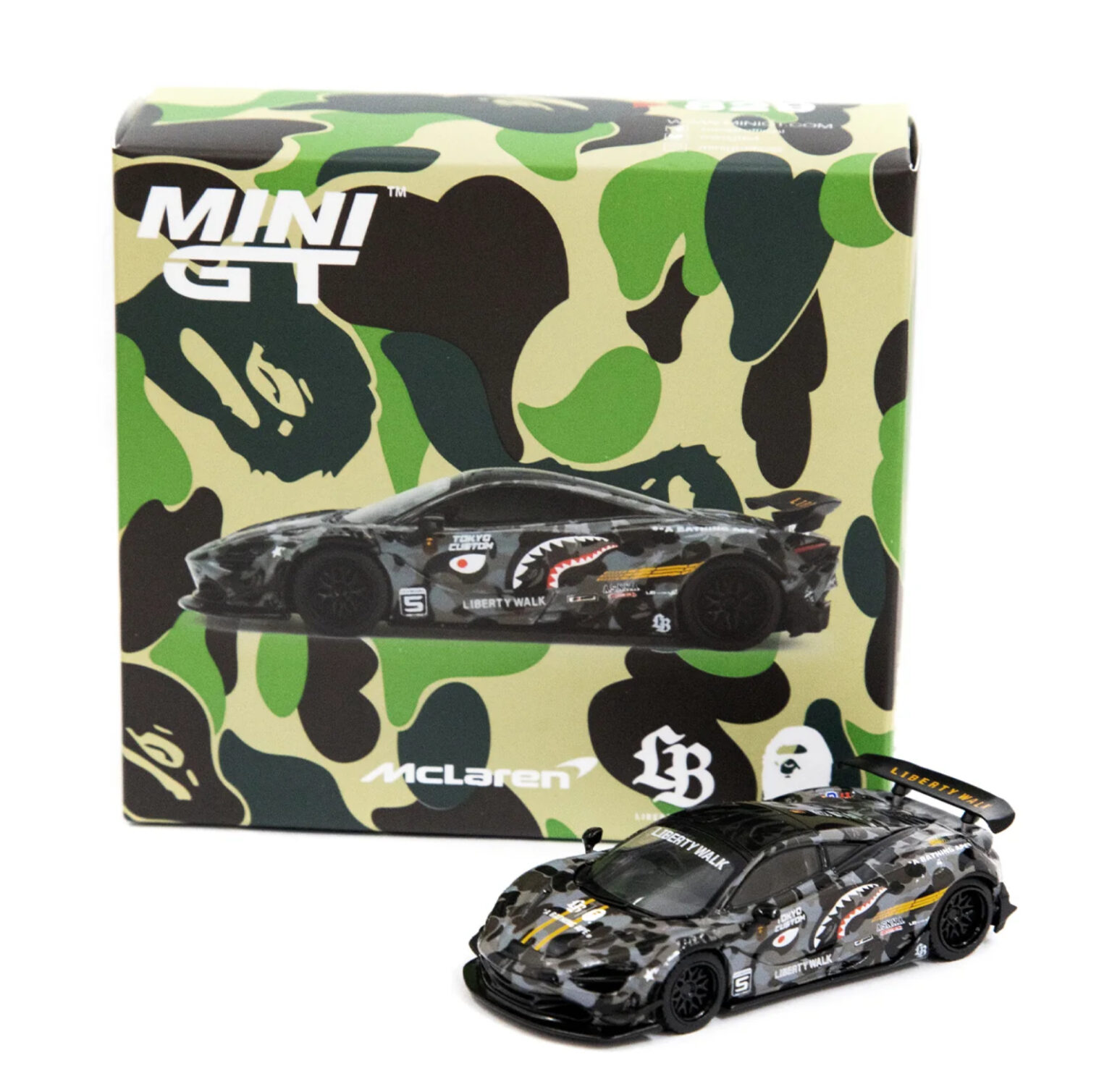 Mini GT McLaren 720S LBWK x BAPE – MgMinis Diecast