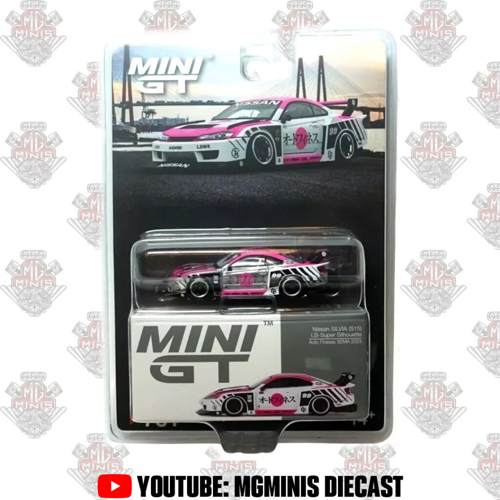 MINI GT Nissan LBWK Silhouette S15 SILVIA Auto Finesse #781 CHASE ...