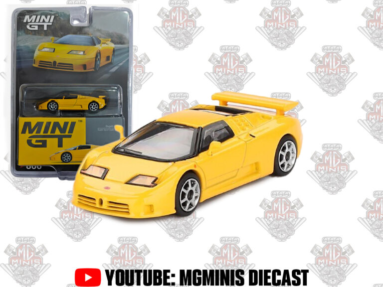 Mini GT Bugatti EB110 Super Sport Giallo #866 – MgMinis Diecast