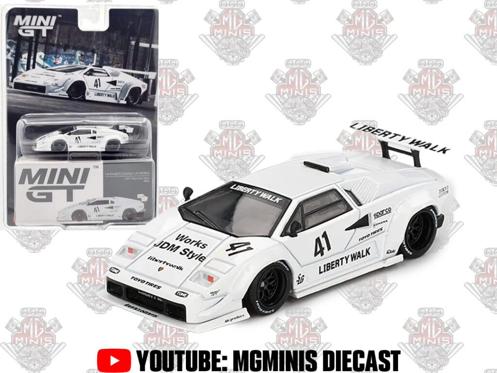 Mini GT Lamborghini Countach LB-WORKS TAS 2024 #966 – MgMinis Diecast
